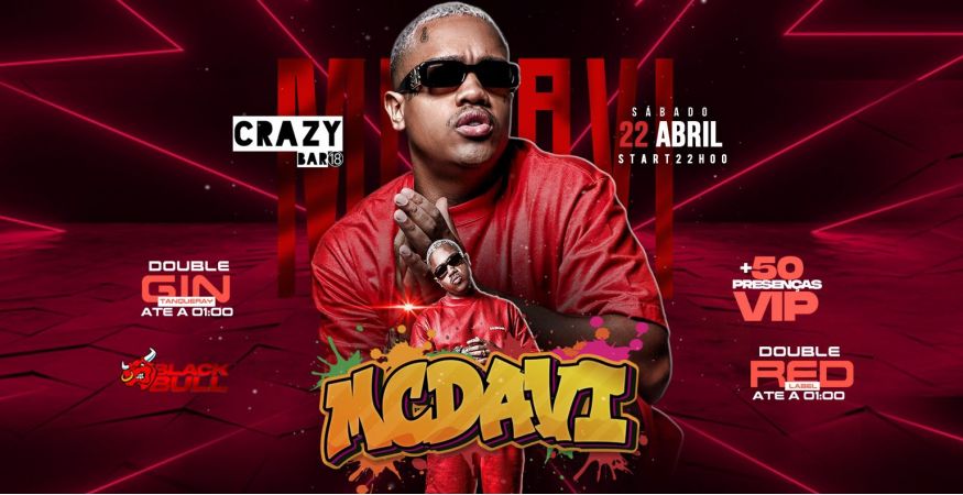 SÁBADO NA CRAZY - MC DAVI | Blacktag
