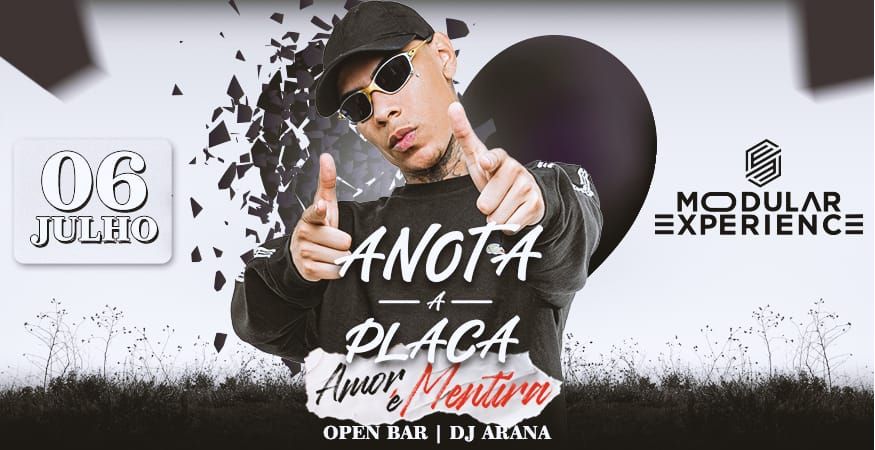 Anota a Placa - DJ Arana (Open Bar) | Blacktag