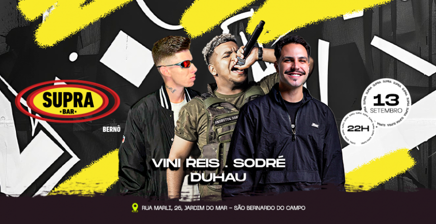 Supra Bernô | Sábado 13/09 | Blacktag