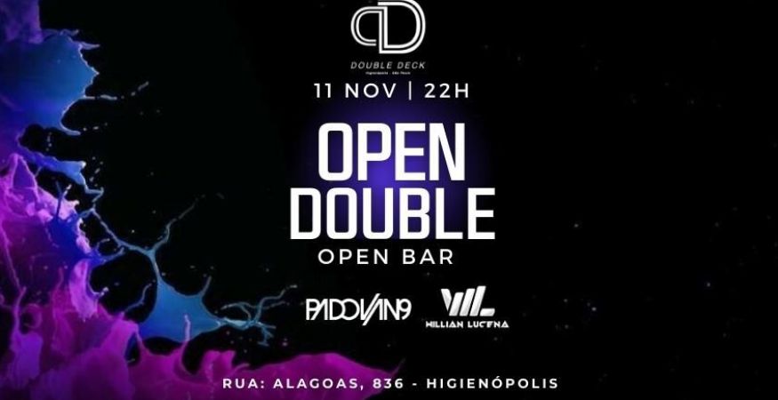 OPEN DOUBLE 2.0 (OPEN BAR PREMIUM) | Blacktag