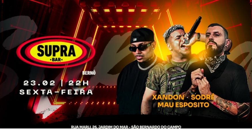 Supra Bernô | Sexta-feira | 23/02 | Blacktag